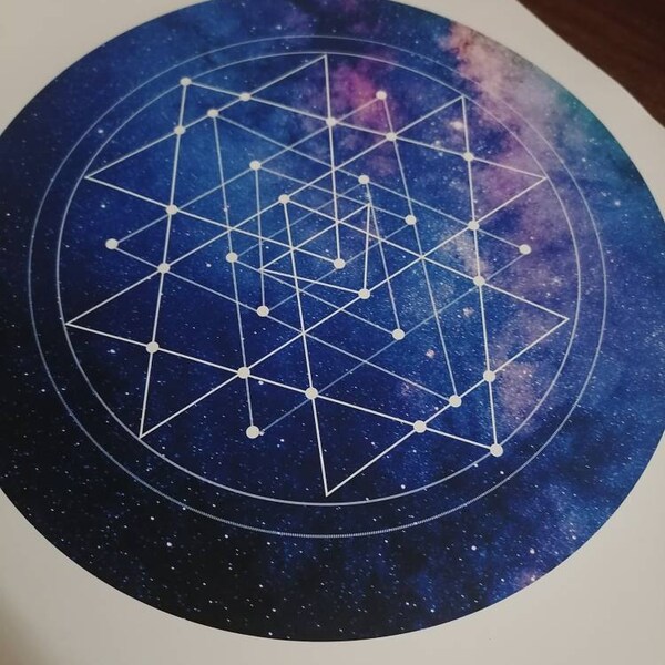 Tree of Life Poster - Sacred Geometry | Wall Art Print - Etsy