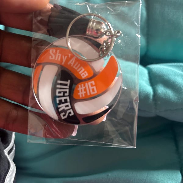 Volleyball Bag Tags | Keychains | Personalized | Mom Team Coach Gift - Etsy