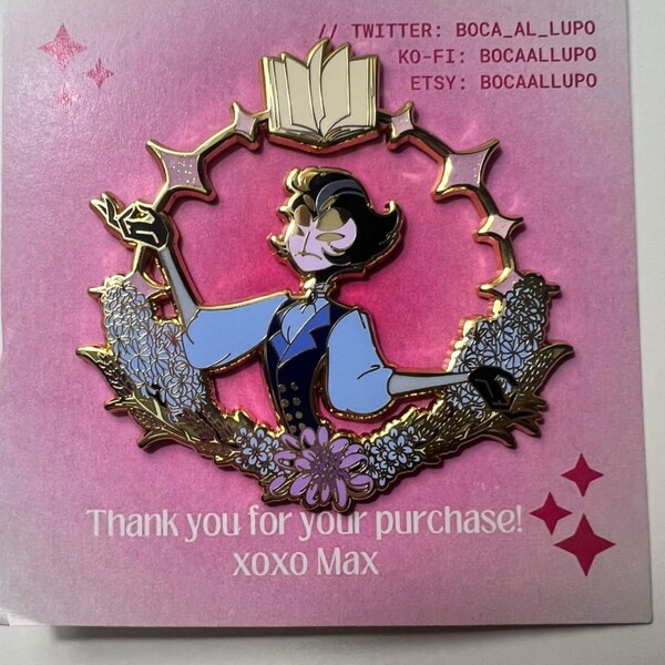 Infernal Divine Stolas Hard Enamel Pin - Etsy