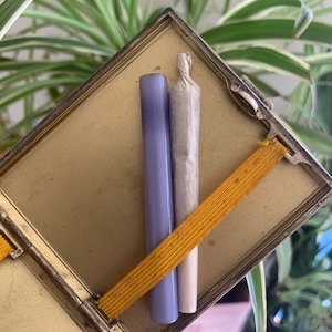 PURPLE Glass Blown One Hitter for Your Hitter Box / Dugout Box please ...