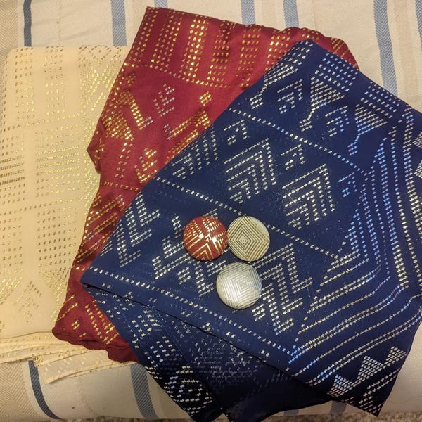 Hand-made Double-sided Triangular Gorgeous Vintage Style Head Scarf for ...