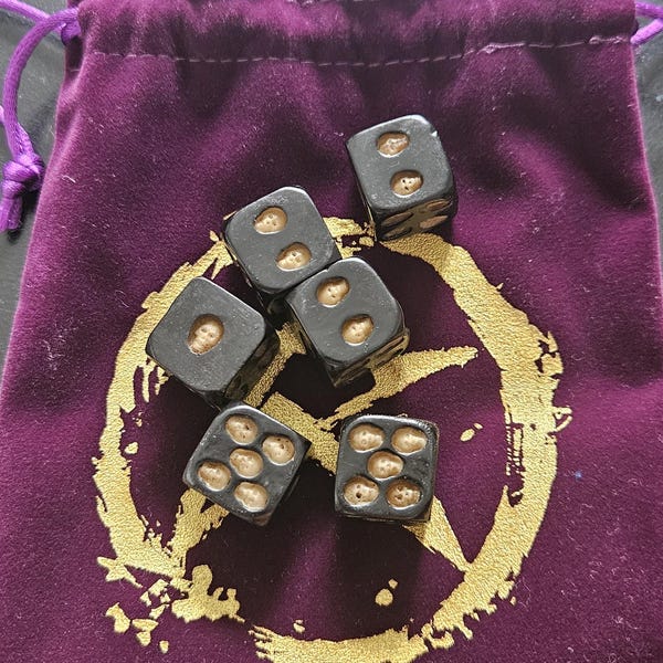 Necromancer Resin Dice Set: Reaper Skull D6 - Tabletop Gaming - Etsy