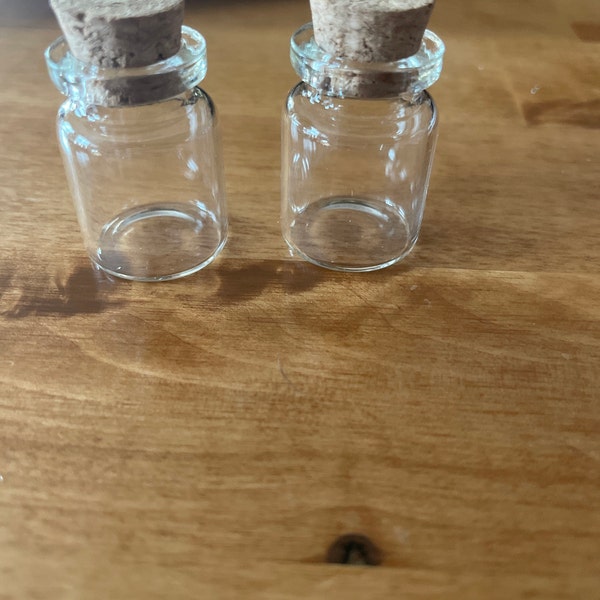 EMPTY SPELL BOTTLE | 5 Ml Glass Spell Jar | Mini Small Bottles With ...