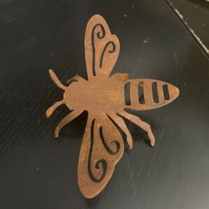 Rusty Metal Honey Bee Rusty Insect Pagan Garden Gift Rusty Bee Bee Gift ...