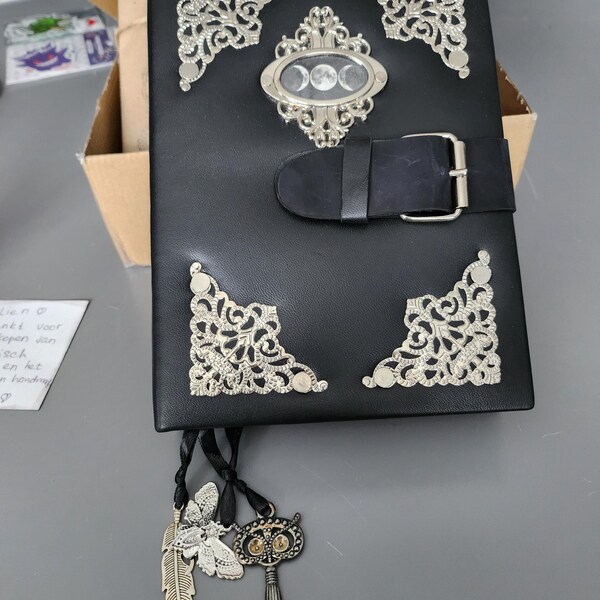 Pink Locking Leather Journal,leather Bound Journal,vintage Journal With ...