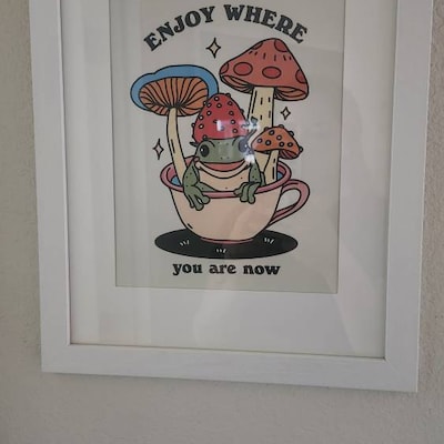 Retro Botanical Print, Aesthetic Motivational Quote, Flower Market Wall ...