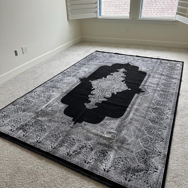 Prayer Mat, Silk Prayer Rug, Bamboo Prayer Mat, Janamaz Mat, Sajjada ...