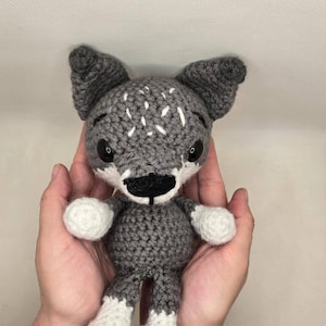 PATTERN: Wilson the Wolf Pup Crochet Wolf Pattern Amigurumi Wolf ...