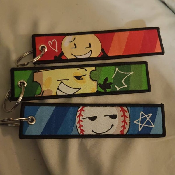 Inanimate Insanity Character Landyard Keychain - Object Shows - Etsy