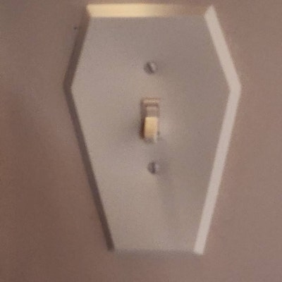 Coffin Light Switch Cover / Gothic Home Decor / Spooky Halloween Switch ...