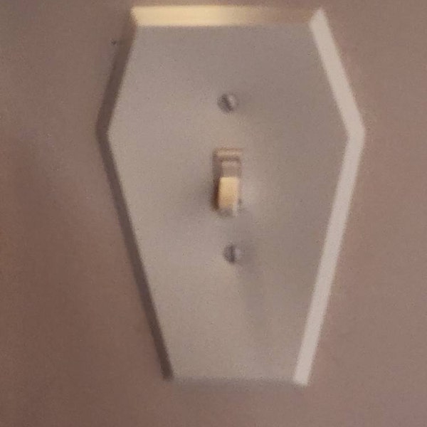 Coffin Light Switch Cover / Gothic Home Decor / Spooky Halloween Switch ...