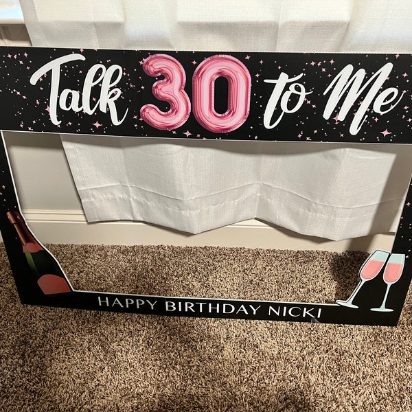 Cheers Birthday Photo Prop Frame, Birthday Photo Prop Frame, Birthday ...