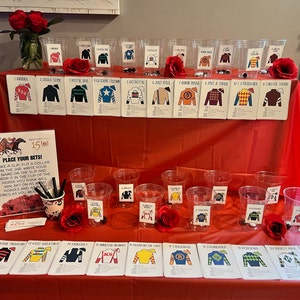 Kentucky Derby Betting Printable, Horse Race Betting Sign and Cards ...