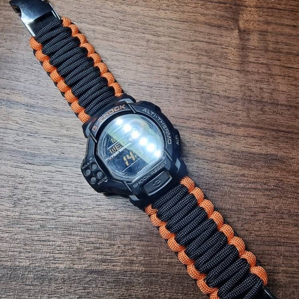 Paracord 550 Casio G-shock Adjustable Replacement Watchband W ...