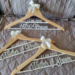Bridal Dress Hanger Mrs Hanger Bridal Hanger Wedding - Etsy
