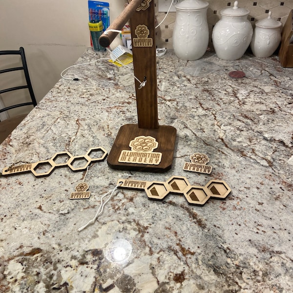 Ring Swing Game Desk Top Version- Personalized Ring Toss Game, Fun ...