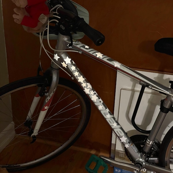 Reflective Bicycle Decals and Bike Helmet Stickers Velosight™ Stars ...