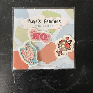 Small Pink No Mini Stickers Waterproof Waterbottle Stickers - Etsy