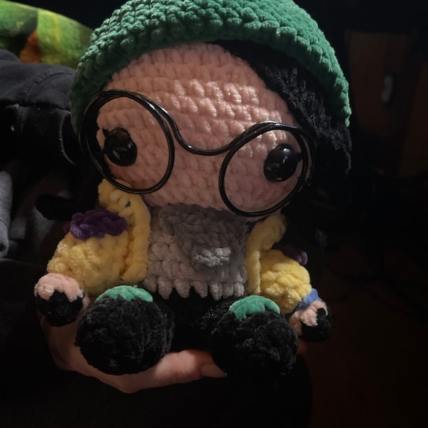 Valorant Killjoy Big Plush Amigurumi %100 Handmade and Velvet Yarn ...