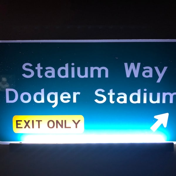 Dodger Stadium Exit Sign - Etsy