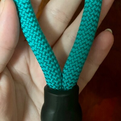 Climbing Rope Keychains / Lanyards Real Brand Name Climbing Ropes Black ...