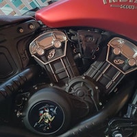 Victory Motorcycles Custom Derby Cover Middle Finger Reaper - Etsy