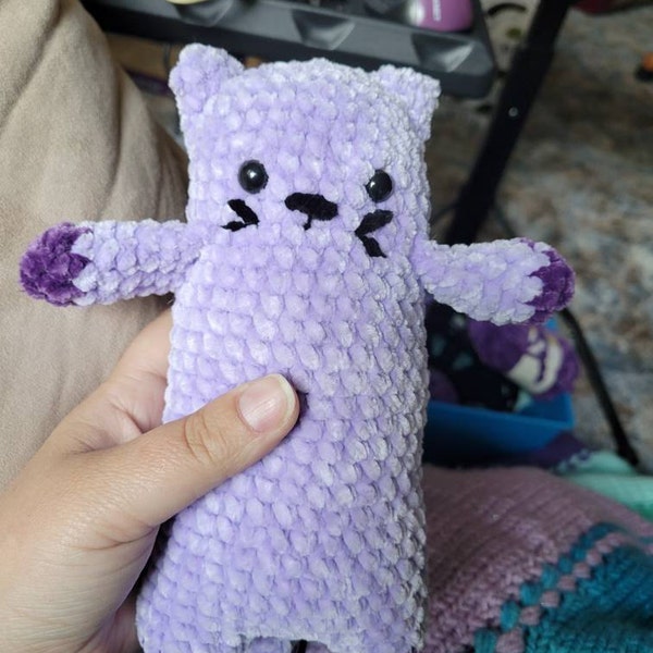 Small Long Cat Crochet Pattern. Make Your Own Cute Amigurumi Long Cat ...