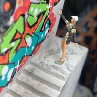 Standing Miniature Figures 35mm 2-50pcs 1:48 O Guage Scale Model People ...