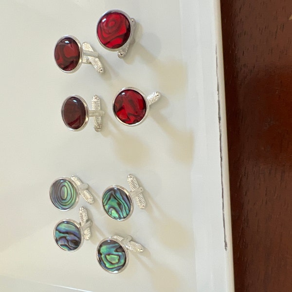 20pcs Cufflinks, Blank Cufflink Tray, French Style Cufflinks,metal Plated Cufflink,with 12mm ...