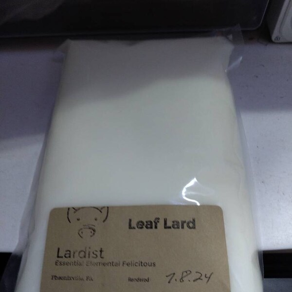 Leaf Lard- Ethically Raised and Sourced - Etsy