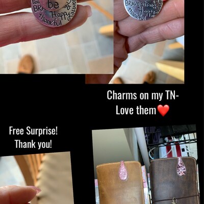 Journal Planner Charms Be Happy Charm Be Thankful Charm Be - Etsy