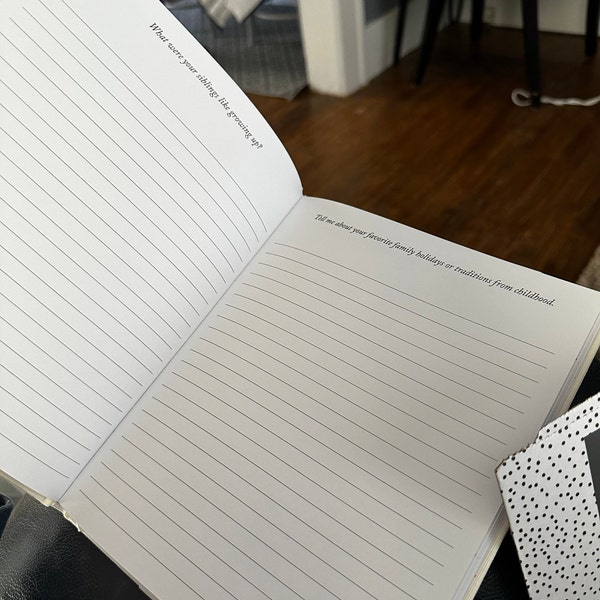 Legacy Journal: Guided Prompts, Family Tree, Linen Hardcover - Etsy