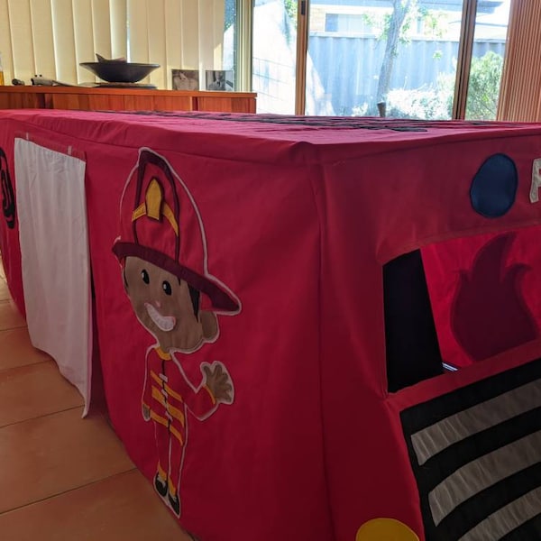 Fabric Playhouse PATTERN Design Your Own Table Tent for Boys and Girls ...