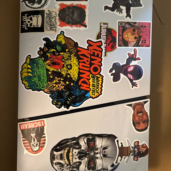 Xeno Krunch Cereal Vinyl Sticker, Horror Decals, Aliens Sticker ...