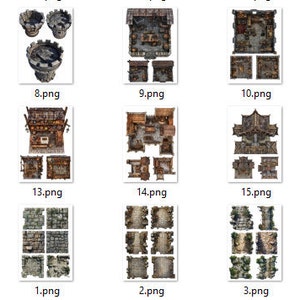 Dungeons and Dragons Battlemaps & Backgrounds Bundle Digital RPG Maps ...