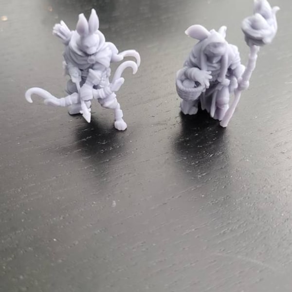 Pest Mascot Minis - 4 Poses - 3D Print - 6k Resin, Dnd, D&D, TTG, RPG ...