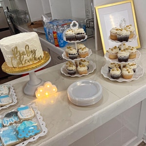 Cake Charm Custom Acrylic Name Plate Baby Shower Cake Decor Cake ...