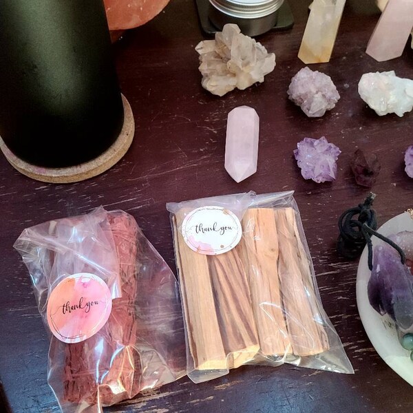 Resin Incense Burner Kit Starter Set, Natural Wood Incense Holder 5.5 ...