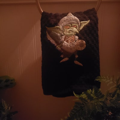 Gordon the Goblin Embroidered Waffle Weave Hand/dish Towel - Etsy