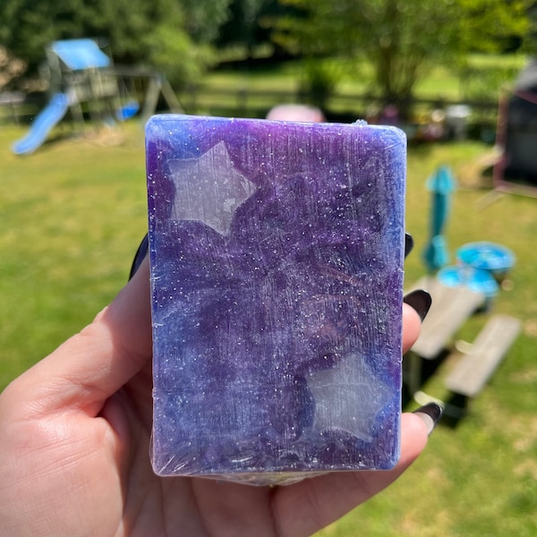 Cosmic Handcrafted Soap, Glycerin Soap Bar, Galaxy Soap, Celestial Soap ...