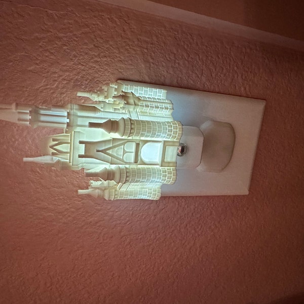 Princess Castle Night Light (plug-in, LED) - Etsy