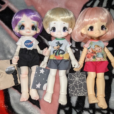 BJD MSD 1/4 Doll Clothing Design Your Own Girl Style Pullover Hoodie 20 ...