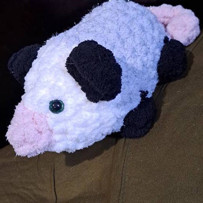 Crochet Possum Pattern NO SEW PDF Download Mini Opossum Keychain Baby ...