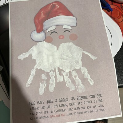 Mitten Poem Handprints / Baby Toddler Kids Art Craft / Christmas Xmas ...