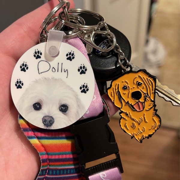 Maltese Keychain, Personalized Maltese Gift - Etsy