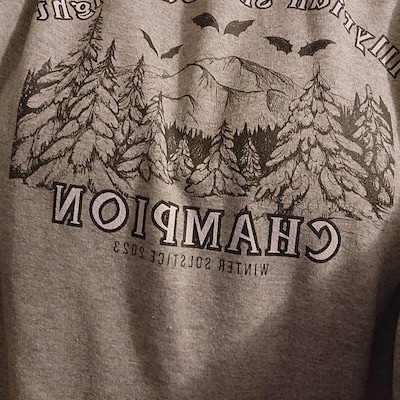 Illyrian Snowball Champaign Sweatshirt ACOTAR Bookish Holiday Crewneck ...