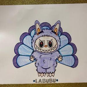 Disguise a Turkey Project | Labubu | Color Yourself | Digital Download ...