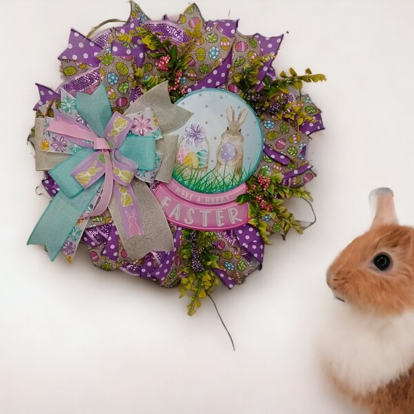 Happy Birthday Bow for Front Door, Rainbow Bow, Lantern Bow, Wreath Bow ...