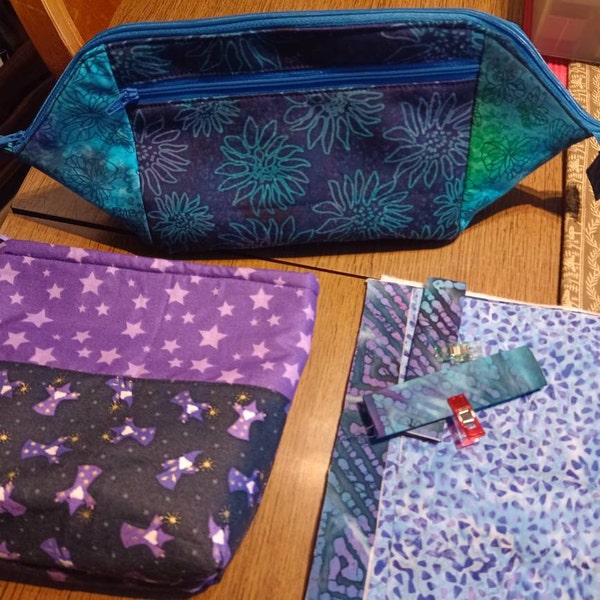 Wide Mouth Zipper Pouch PDF Pattern, PDF Project, Sewing Pattern - Etsy