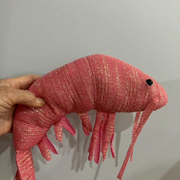 Shrimp or Prawn Stuffed Animal / Plush Sewing Pattern PDF, A4 and ...